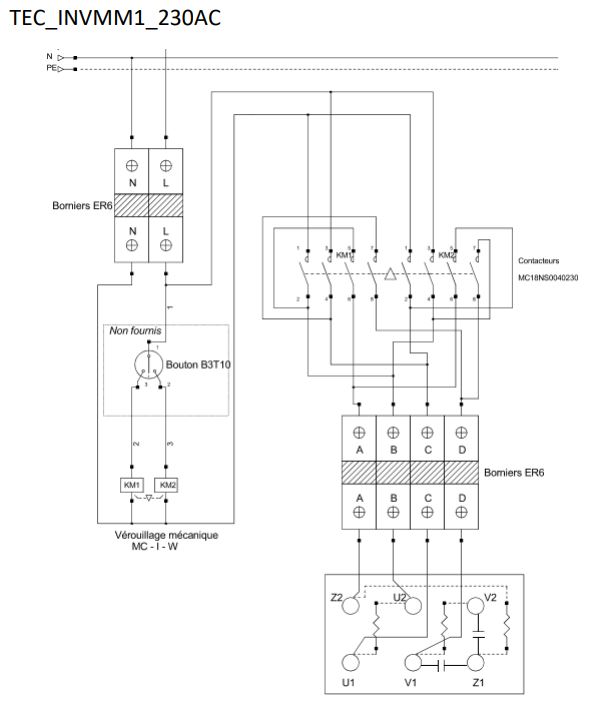 Inverseur pour moteur monophasé 220V monophasé type 1 | iNORéa